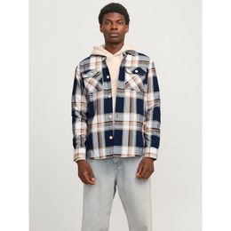 Jack & Jones JACK & JONES Langarmhemd »JJEDARREN OVERSHIRT LS NOOS« Navy Blazer S - N-Gr N-Gr S Twill ist ein strapazierfähiges Gewebe