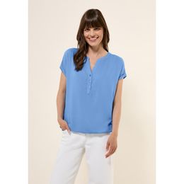 Cecil Shirtbluse mit elastischem Bund aster blue XXL (46) XXL (46) Bluse von Cecil