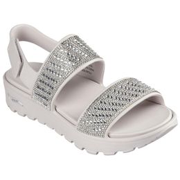 Skechers Sandale &raquo;ARCH FIT FOOTSTEPS-ENCHANT&laquo; mit Luxe Foam natur 38 38 Modische Sandale von Skechers mit Klettverschluss