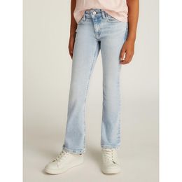 Calvin Klein Jeans Bootcut-Jeans »MR FLARE LIGHT BLUE VISUAL DENIM« für Kinder bis 16 Jahre mit Logopatch Light Blue Visual 8 (128) - N-Gr N-Gr 8...