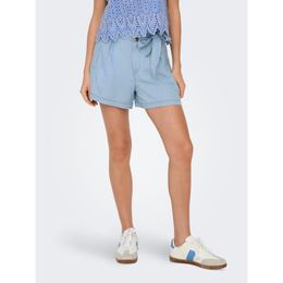 Only Damen Only Shorts &raquo;ONLCHARIS LIFE HW BELT SHORTS CC WVN&laquo; blau S (36), N-Gr
