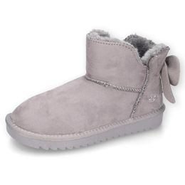 Dockers by Gerli Winterboots Winterstiefel, Schlupfstiefel mit Warmfutter grau 42 42 Cozy Winterboots von Dockers