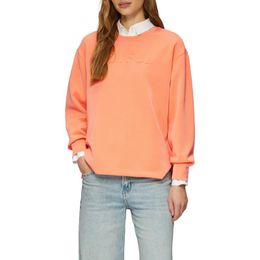 s.Oliver Damen s.Oliver Sweatshirt, mit Schriftzug orange 44