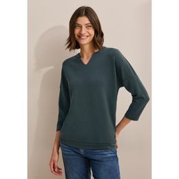 Cecil Sweater 3/4-Arm mit Stretch slate khaki M (40) M (40) Weiches 3/4-Arm- Shirt für Damen von Cecil