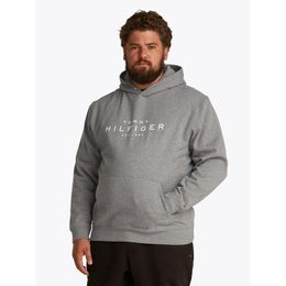Tommy Hilfiger Big & Tall TOMMY HILFIGER BIG & TALL Sweatshirt &raquo;BT-TOMMY HILFIGER HOODY-B&laquo;, in Gro&szlig;en Gr&ouml;&szlig;en, Logostickerei Medium Grey Heather 5XL 5XL Sweatshirt von Tommy...