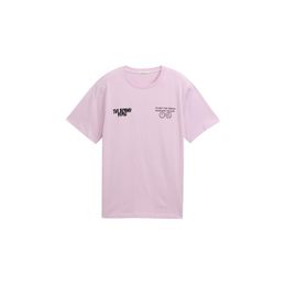 Tom Tailor T-Shirt mit Front und Back Print grayish pink 176 176 T-Shirt von Tom Tailor Kids