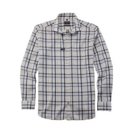 OLYMP Langarmhemd »Hemd Casual« weiss S - N-Gr N-Gr S Regular fit für bequeme Passform