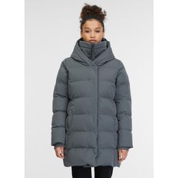 Ragwear Steppjacke »NIARA« mit Kapuze wasserabweisender und wärmender Steppmantel für den Winter DARK GREY M (38) M (38) Vegan, von PETA...