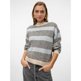 V&eacute;ro Moda VERO MODA Strickpullover &raquo;VMTRIXIE LS HIGHNECK PULLOVER GA BOO&laquo; mit Strickmuster Birch Detail:W. BLACK AND ALLURE S S Pullover von Vero Moda