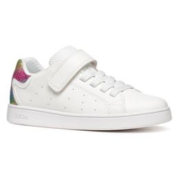 Geox Slip-On Sneaker &raquo;J ECLYPER GIRL&laquo;, Pride Sneaker, Regenbogen Sneaker mit bunt glitzernder Ferse wei&szlig;-multi 31 31 Geox Sneaker mit buntem...