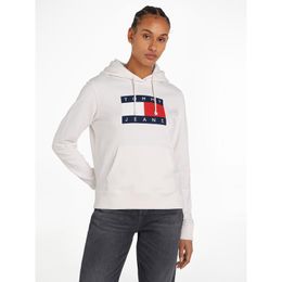 Tommy Jeans Kapuzensweatshirt »TJW REG TOMMY FLAG HOODIE EXT« mit Kapuze, Logo-Flag Ancient White XS (34) XS (34) Hoodie von Tommy Jeans