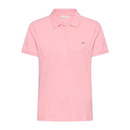 Gant Poloshirt »Slim Shield Cap Logo Polo« GERANIUM PINK XL XL Poloshirt von Gant Women