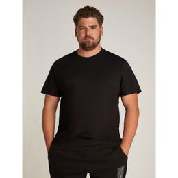 Calvin Klein Jeans Plus T-Shirt »Plus Textured Monologo Tee« in Großen Größen mit Rückendruck Ck Black 5XL 5XL T-Shirt von Calvin Klein Jeans Plus...