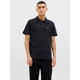 Jack & Jones JACK & JONES Poloshirt »JJEPAULOS POLO SS NOOS« mit Logo Stickerei Black Detail:Classic S S Herren-Poloshirt von Jack & Jones
