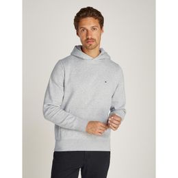 Tommy Hilfiger Hoodie »FLAG LOGO HOODY«, mit Kängurutasche vorne Light Grey Heather 3XL 3XL Sweatshirt von Tommy Hilfiger Menswear Regular Fit