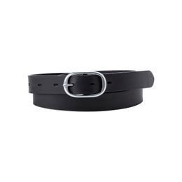 Levi's LEVI'S Ledergürtel »WOMEN'S CHARLIE BELT«, mit Logoprägung regular black