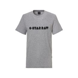 G-Star Raw G-STAR T-Shirt »Graphic Script R« grey M M Kurzarm-Design, ideal für Sommer und Übergangszeiten