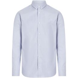 Calvin Klein Langarmhemd »OXFORD REGULAR SHIRT« mit Logostickerei Troposhere S - N-Gr N-Gr S Langarmhemd im casual Stil, ideal für Freizeit und Büro