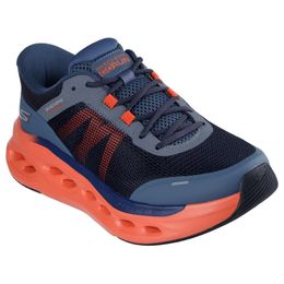 Skechers Slip-On Sneaker »MAX CUSHIONING GLIDE-STEP« Slipper, Schlupfschuh, für Maschinenwäsche geeignet, schmale Form navy-orange 42 42 Slip...