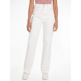 Tommy Hilfiger Bootcut-Jeans »RELAXED BOOTCUT HW ECRU« mit Logo-Badge Ecru 32 - Länge 32 Länge 32 32 Bootcut-Jeans von Tommy Hilfiger Womanswear