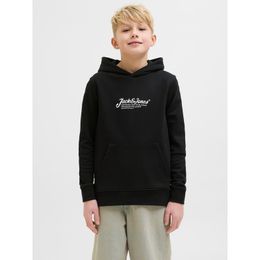 Jack & Jones JACK & JONES JUNIOR Kapuzensweatshirt &raquo;JJBEAU SWEAT HOOD JNR&laquo; Black 176 176 Sweater von Jack & Jones Junior f&uuml;r Jungen