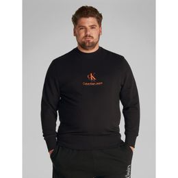 Calvin Klein Jeans Plus Sweatshirt &raquo;PLUS SHADOW LOGO CREW NECK&laquo;, in gro&szlig;en Gr&ouml;&szlig;en Black 5XL (62) 5XL (62) Sweatshirt mit Logo von CALVIN KLEIN
