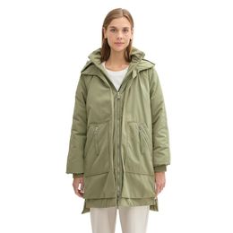 Tom Tailor Denim Winterjacke mit Kapuze mit Kapuze greyish green S (36) S (36) Parka für Damen von Tom Tailor Denim