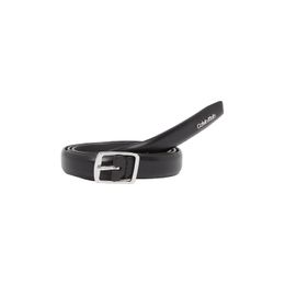 Calvin Klein Ledergürtel »SLIM SQUARE BUCKLE BELT 2.0« im klassischen Stil Black
