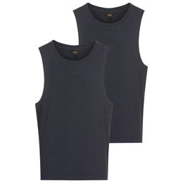 BOSS Orange Tanktop &raquo;Tank oceanpalett&laquo; mit kleinem BOSS-Logo Dark Blue404 S S Tanktop von BOSS Orange Menswear