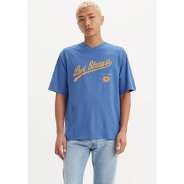 Levi's LEVI'S V-Shirt &raquo;GRAPHIC VNECK TEE&laquo; im sportlichen Look LEVI STRAUSS SWASH FEDERAL BLUE / AUTUMN BLAZE L L T-Shirt GRAPHIC VNECK TEE von Levi's
