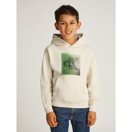 Calvin Klein Jeans Sweatshirt &raquo;LARGE SHIFTED CK HOODIE&laquo;, f&uuml;r Kinder bis 16 Jahre mit Logopr&auml;gung Turtledove 6 (116) 6 (116) Sweatshirt von Calvin...