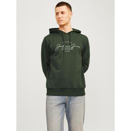Jack & Jones Jack & Jones Herren Kapuzensweatshirt &raquo;JJFERRIS SWEAT HOOD&laquo; gr&uuml;n S