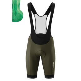 Gonso Fahrradhose »SITIVO Bib M« Herren Radhose, innovatives Sitzpolster, Träger-Radlerhose, Tight Fit Green XXL - Normalgrößen Normalgrößen XXL...