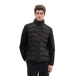 Tom Tailor Hybridjacke ohne Kapuze mit Stehkragen black XXL XXL Jacke von Tom Tailor