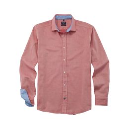 OLYMP Herren OLYMP Langarmhemd &raquo;OLYMP Hemd Casual&laquo; rot 3XL, N-Gr