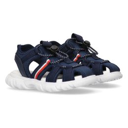 Tommy Hilfiger Sandale, Babyschuh, Lauflernschuh, Sommerschuh mit Gummizug blau 23 23 Sandale von Tommy Hilfiger mit geschütztem Zehenbereich