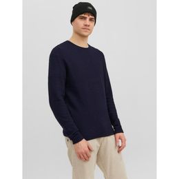 Jack & Jones JACK & JONES Rundhalspullover &raquo;JPRBLUMIGUEL KNIT CREW NECK NOOS&laquo; Maritime Blue XXL XXL Hochwertiger Strick f&uuml;r den Alltag