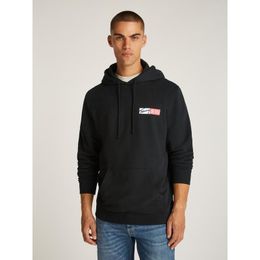 Tommy Jeans PLUS Hoodie »TJM REG ENTRY GRAPHIC HOODIE EXT« in Großen Größen, Logodruck, Kängurutasche Black 4XL 4XL Hoodie von Tommy Jeans Plus