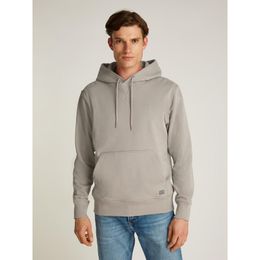 Calvin Klein Jeans Sweatshirt »WOVEN LABEL HOODIE« Kängurutasche, Logostickerei Rock Ridge M M Sweatshirt von Calvin Klein Jeans Menswear