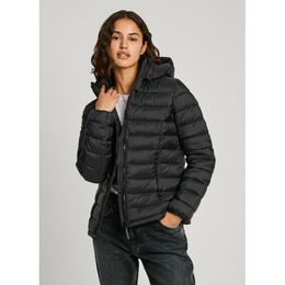 Pepe Jeans Outdoorjacke »AMMY SHORT« mit Kapuze mit abnehmbarer Kapuze Black XS XS Outdoorjacke von Pepe Jeans