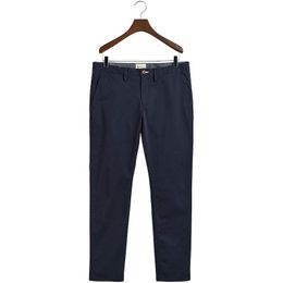 Gant Chinohose »SLIM TWILL CHINOS« mit gefütterten Seitentaschen Marine 31 - Länge 32 Länge 32 31 Klassische Chinohose von Gant