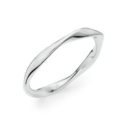 HECHTER PARIS Fingerring »Schmuck Geschenk Silber 925 Damenring Welle« silberfarben 59 Wunderschöner Ring in gedrehter Optik von HECHTER PARIS
