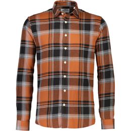 LINDBERGH Langarmhemd mit klassischem Karomuster rust XXL - N-Gr N-Gr XXL Hemd von LINDBERGH