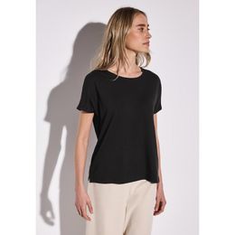 Street One Shirttop »Style Crista« mit hängenden Schultern Black 34 34 T-Shirt von Street One