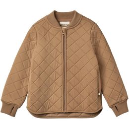 Wheat Outdoorjacke »Loui« mit cooler Steppung und praktischen Daumenlöchern, hinten länger hazel 140 140 Thermo Jacket Loui von Wheat für Mädchen...