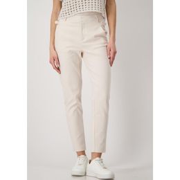 monari Röhrenhose mit Zierriegeln beige 40 - N-Gr N-Gr 40 Hose mit Zierriegeln an der Seite von monari