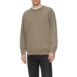 s.Oliver Sweatshirt, mit Logo Stickerei caramel S S Sweatshirt von s.Oliver