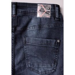Cecil Slim-fit-Jeans »Style Toronto« mit Reißverschlussdetail blue black washed 34 - Länge 28 Länge 28 34 Jeans von Cecil