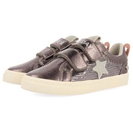 Gioseppo Sneaker »ALSLEV« Plateausneaker, Klettschuh, Halbschuh mit Glitzer altsilberfarben roségoldfarben 28 28 Klettschuh mit Pailletten und...