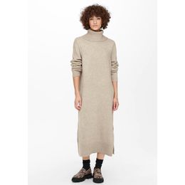 Only Strickkleid »ONLBRANDIE L/S ROLL NECK DRESS« Pumice Stone M (38) - N-Gr N-Gr M (38) Elastisches Material: passt sich deiner Körperform an und...